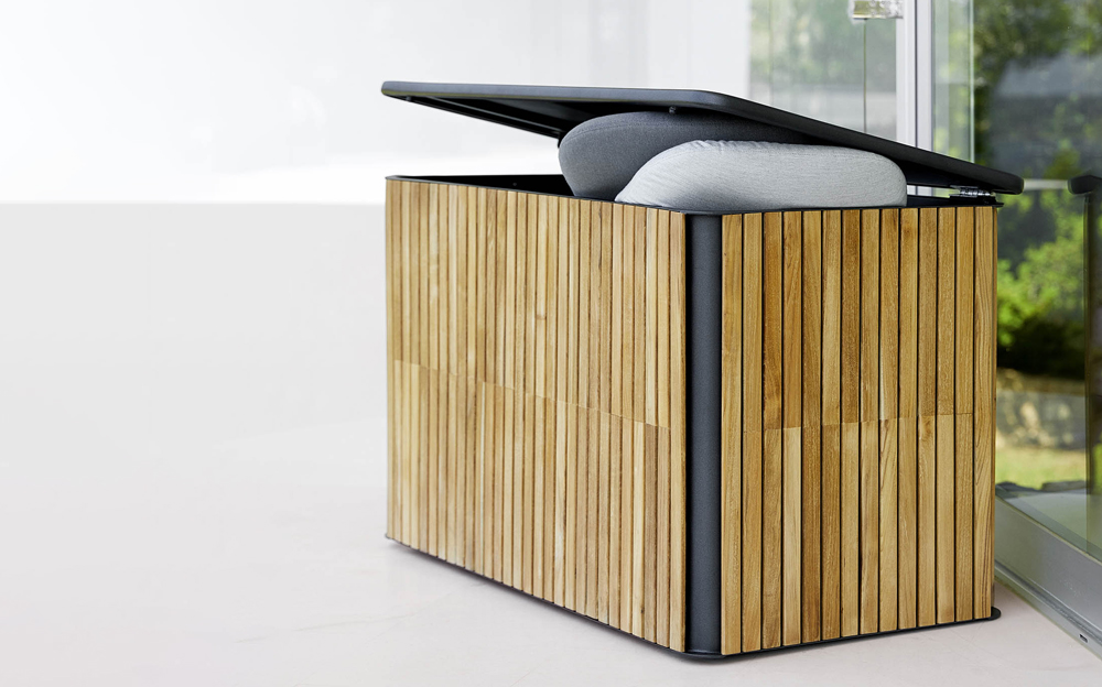 Outdoor cushion box store